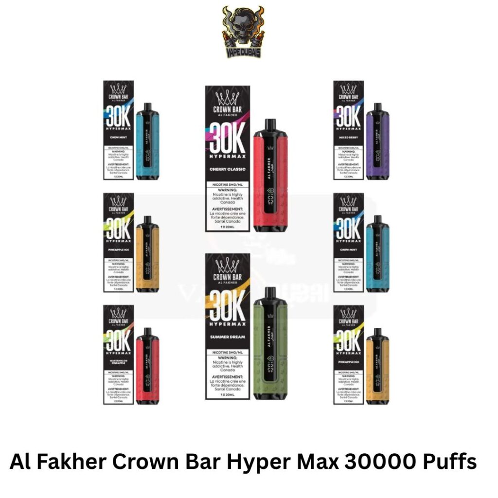 Al Fakher Crown Bar Hyper Max 30000 Puffs Disposable In UAE