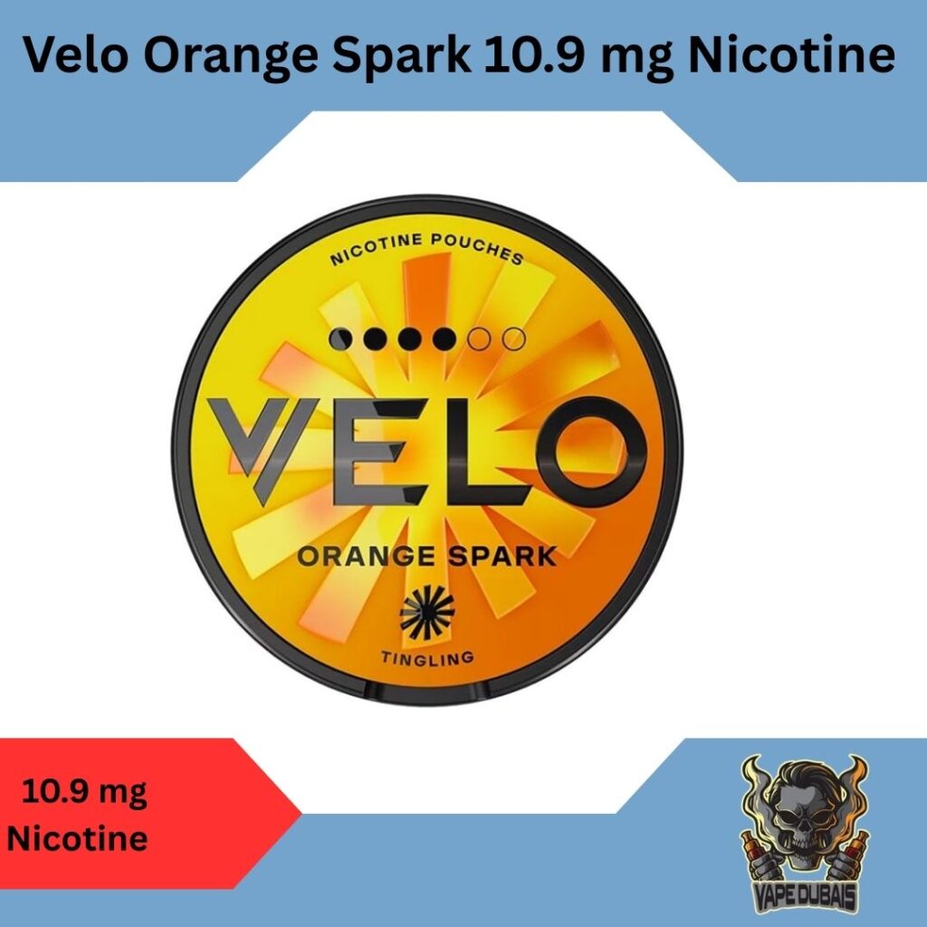 Velo Orange Spark 10.9mg Nicotine Pouches in Dubai UAE